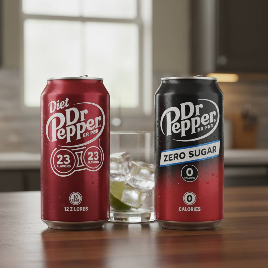 Diet Dr Pepper Vs. Dr Pepper Zero: Key Differences & Which One
