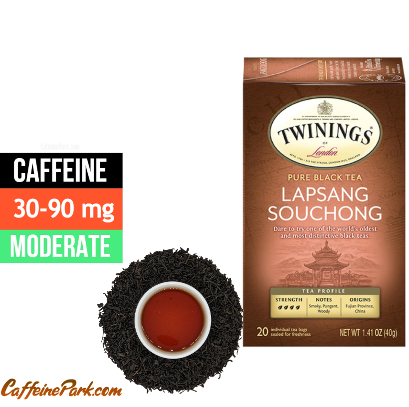 Lapsang Souchong Tea Caffeine Content: How Much is in?