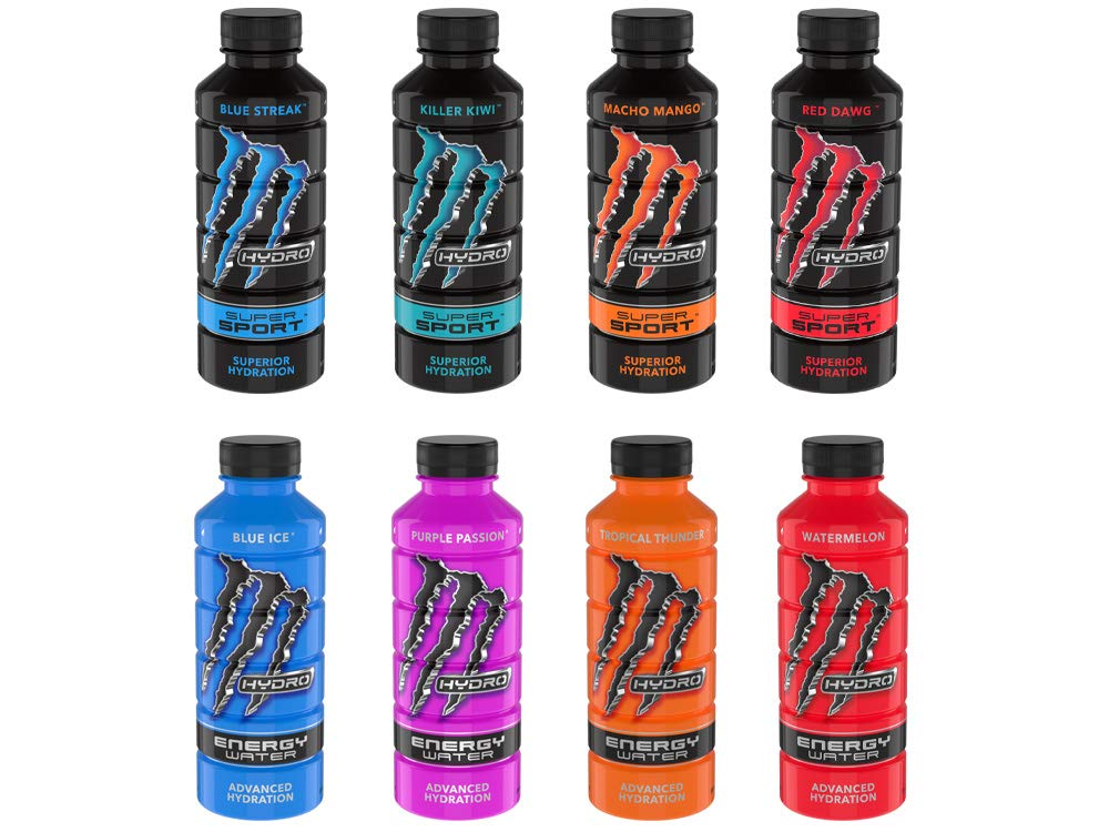 Monster Hydro Caffeine Content: How much is in a bottle?