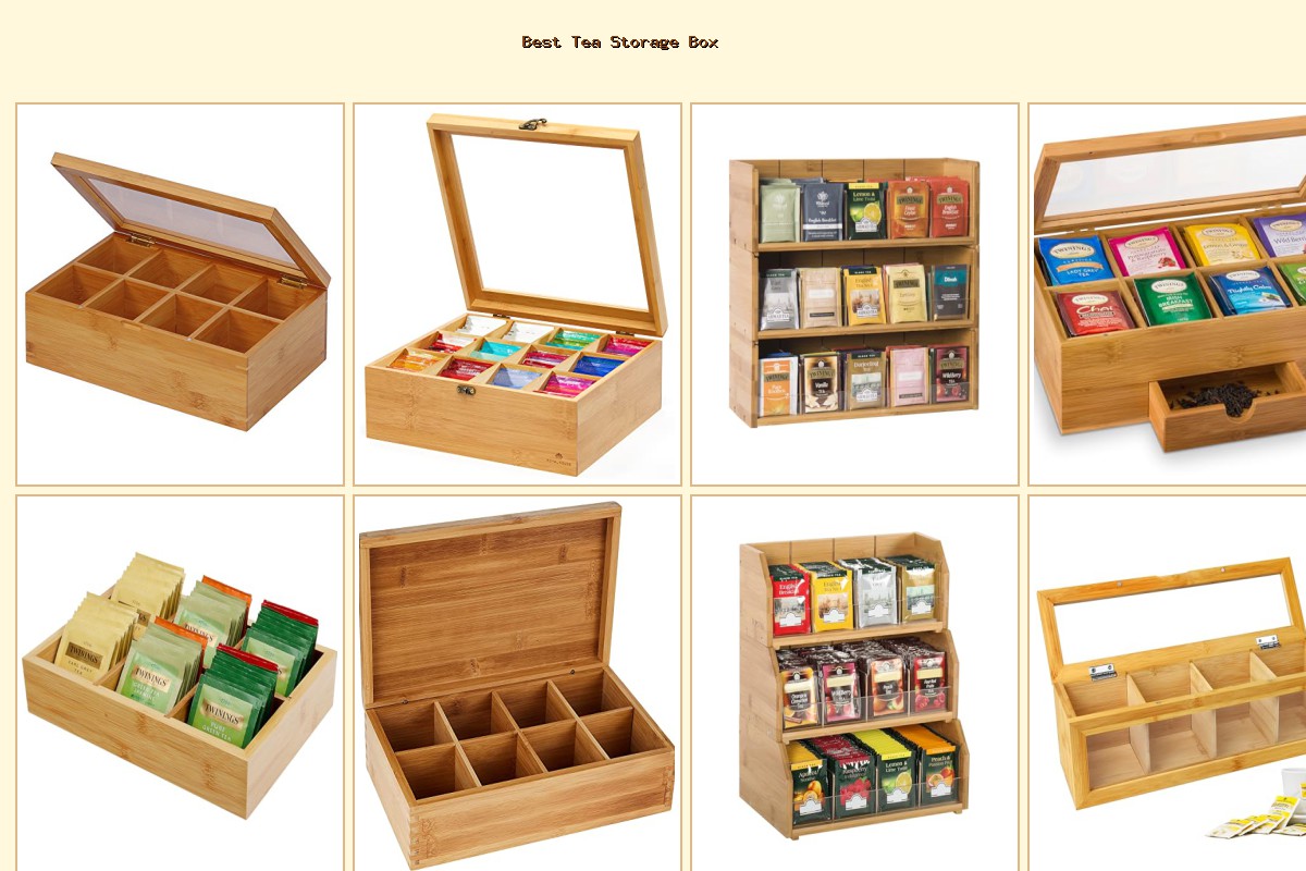Best Tea Storage Box