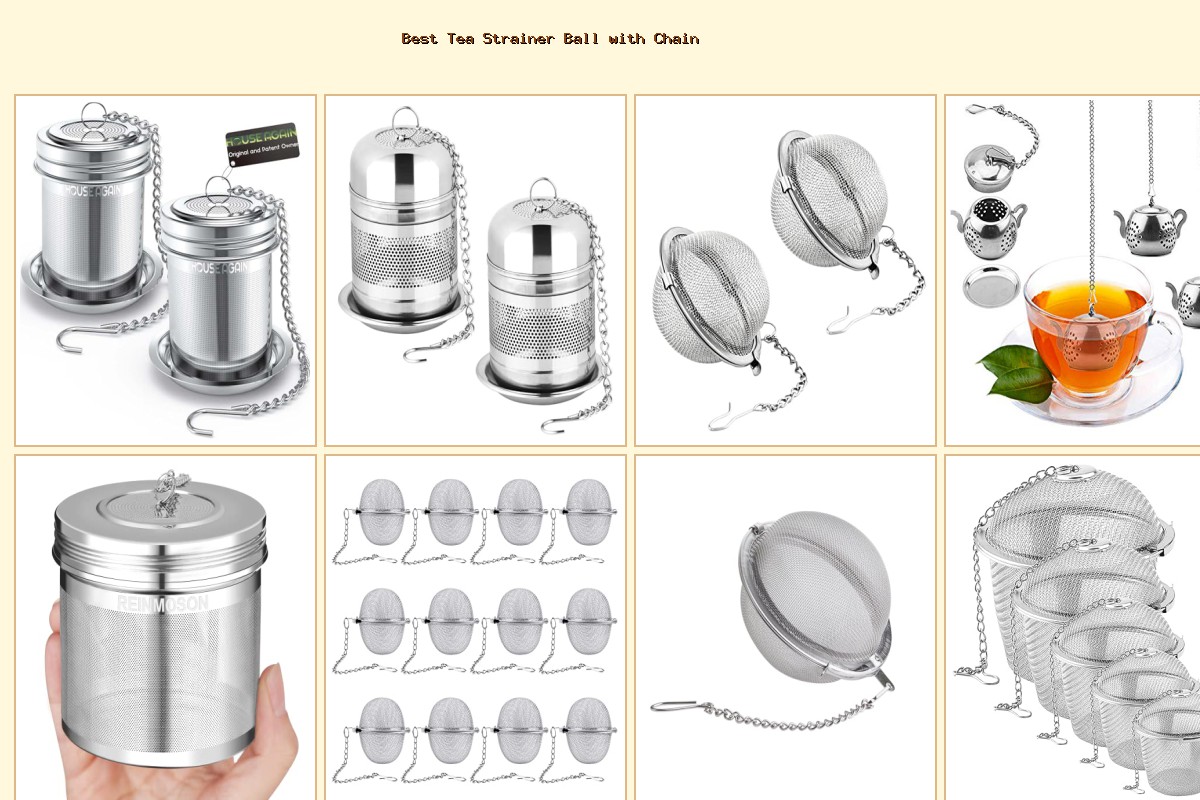 Best Tea Strainer Ball with Chain