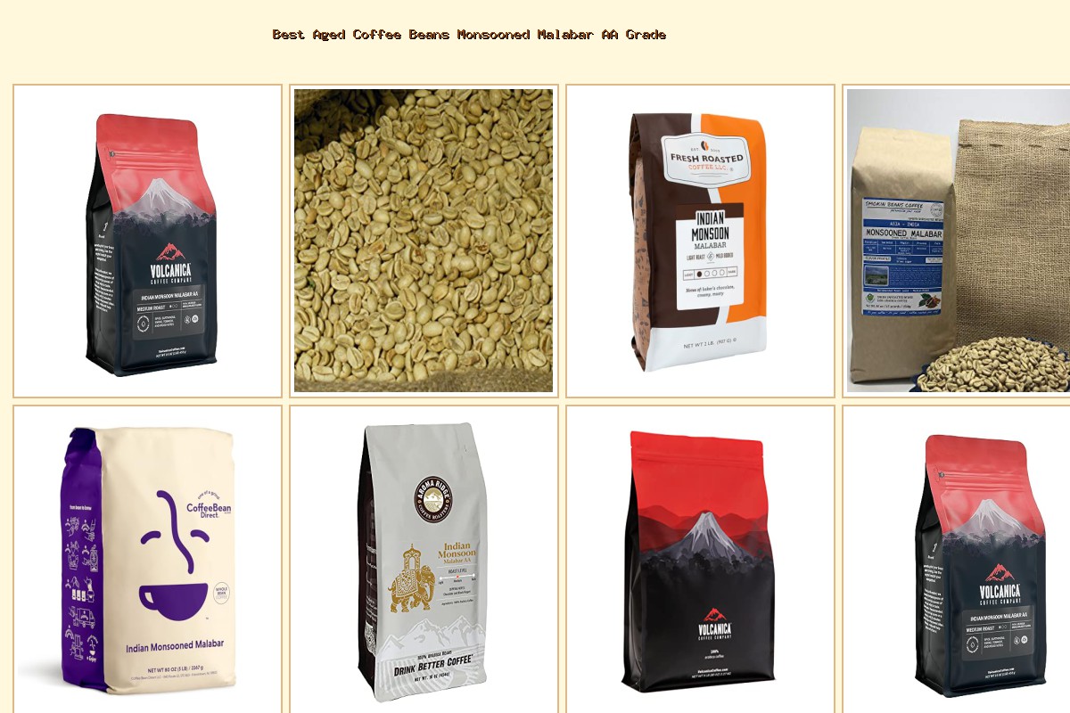 Best Aged Coffee Beans Monsooned Malabar AA Grade