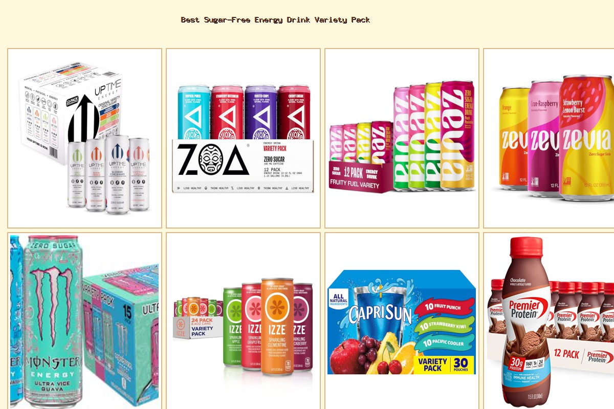 Best Sugar-Free Energy Drink Variety Pack