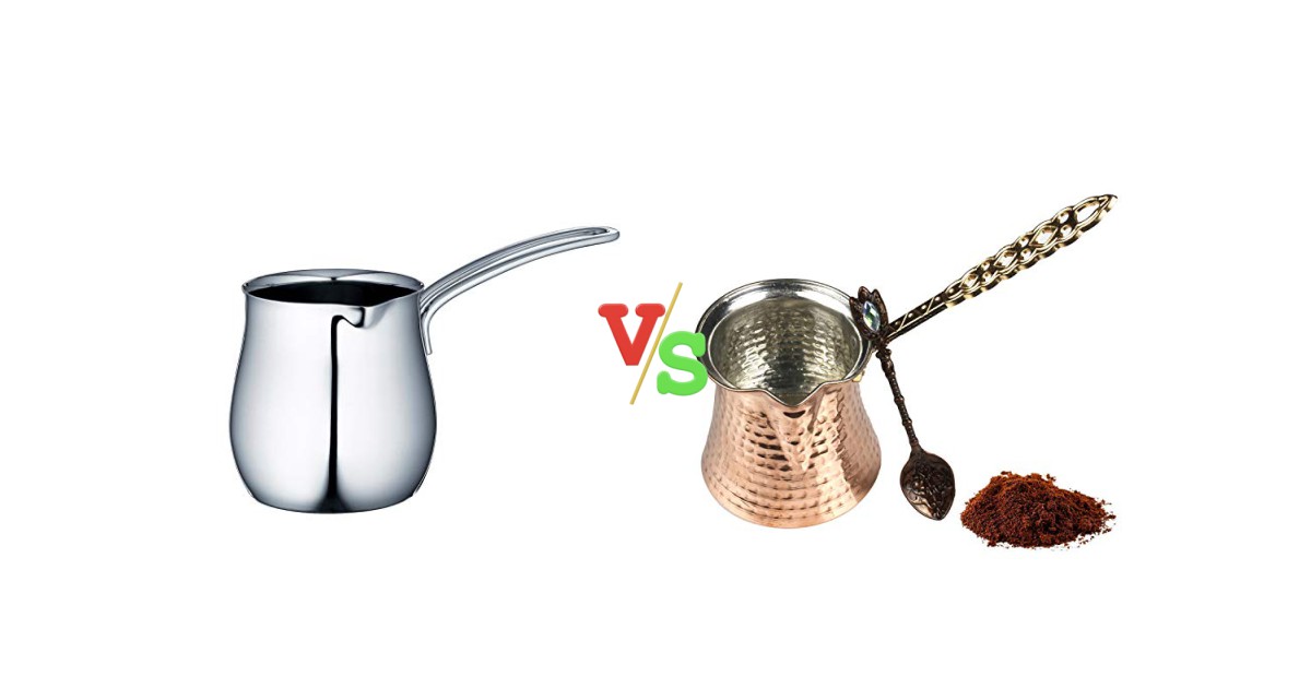 Cuisinox Cezve vs BSRN Coffee Pot