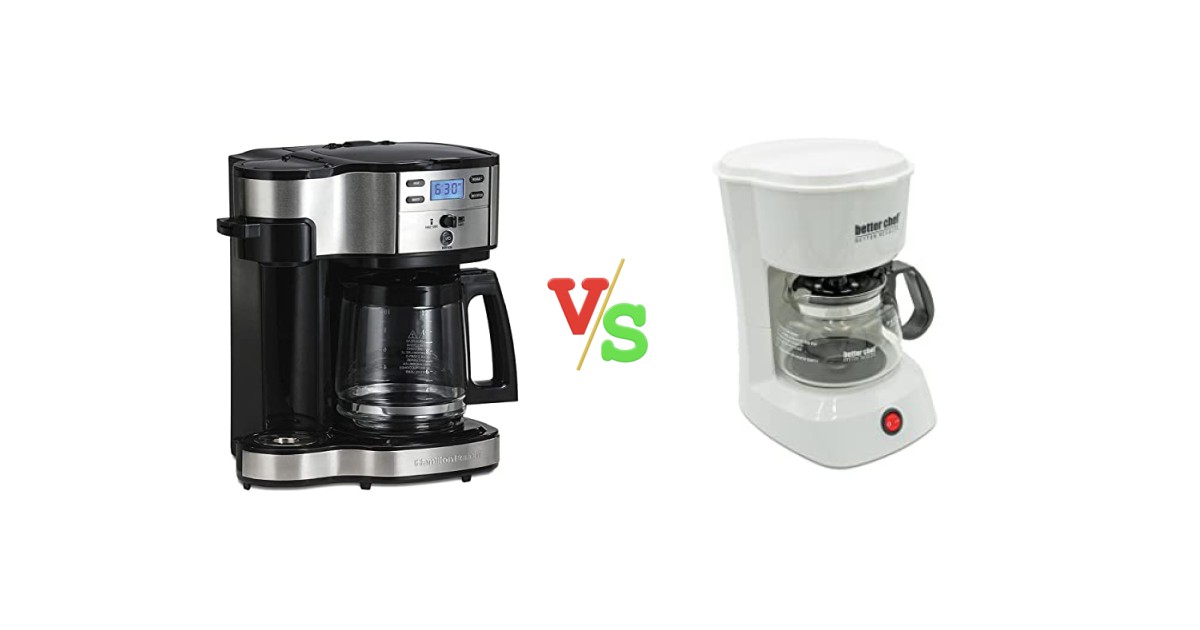 Hamilton Beach Brewer vs Better Chef Coffee Maker