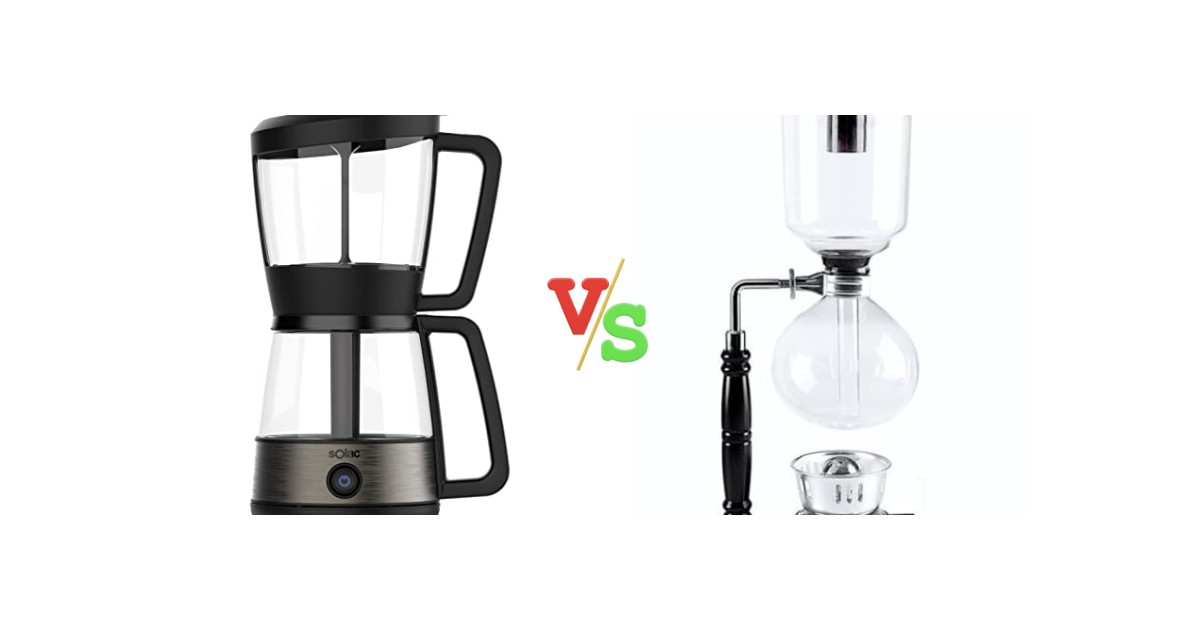 Solac Siphon Brewer vs Generic Siphon