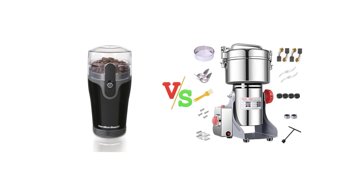 Hamilton Beach Grinder vs LEJIEYIN Grain Mill