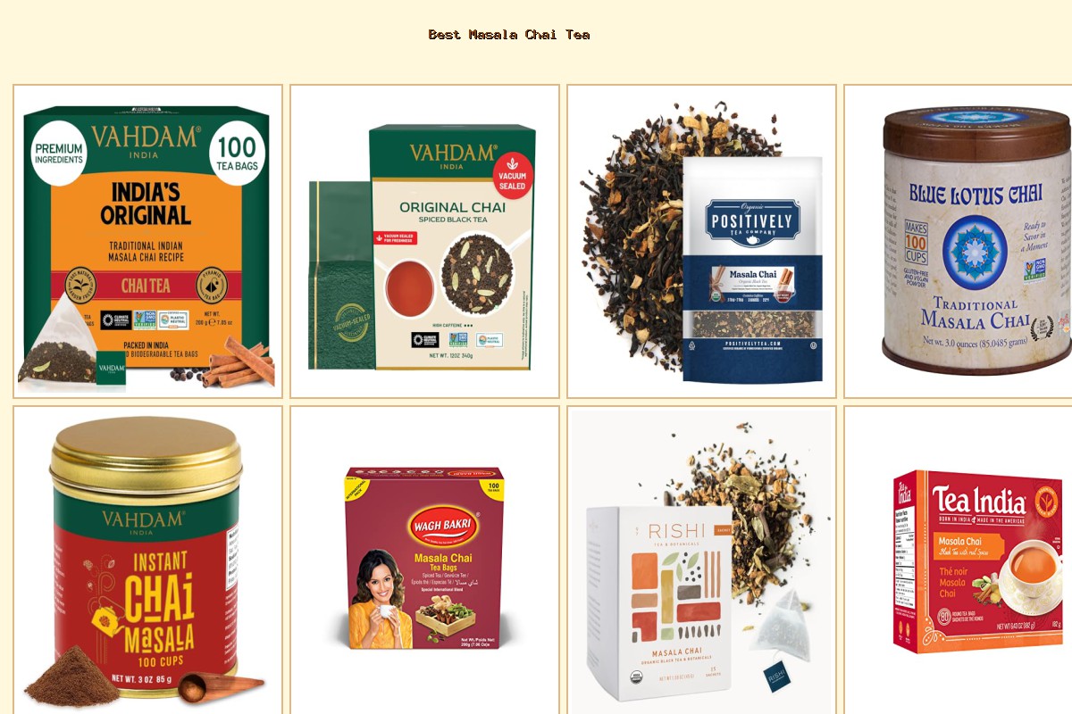 Best Masala Chai Tea